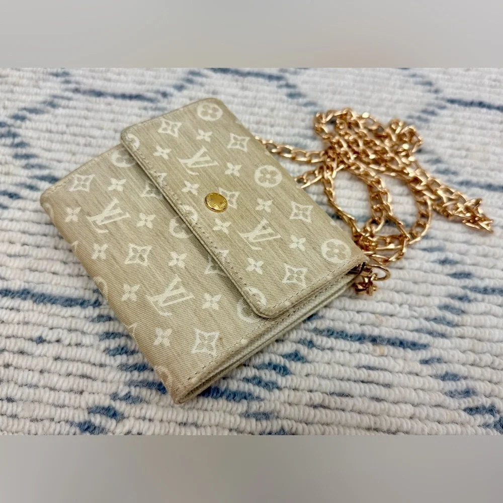 Louis Vuitton | Bags | Louis Vuitton Beige Monogram Canvas Mini ...